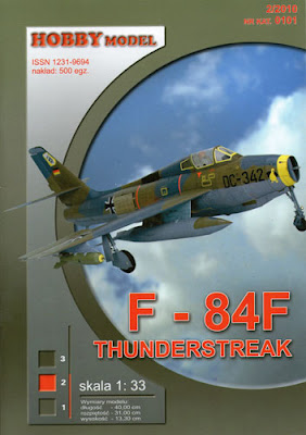 mdp papercraft: F-84F Thunderstreak